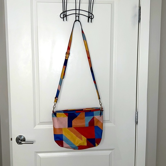 Bags | Multicolor Chrome Bold Color Crossbody Satchel Medium Size Bag ...